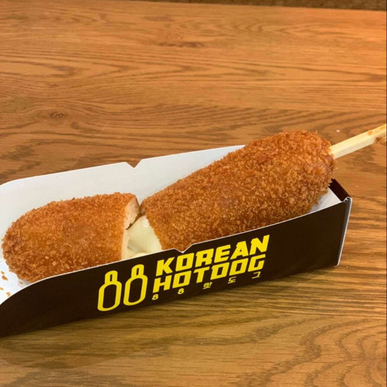 Korean corn dog, Potato Cheese corn dog | 88 Hotdog & Juicy - Koreatown ...